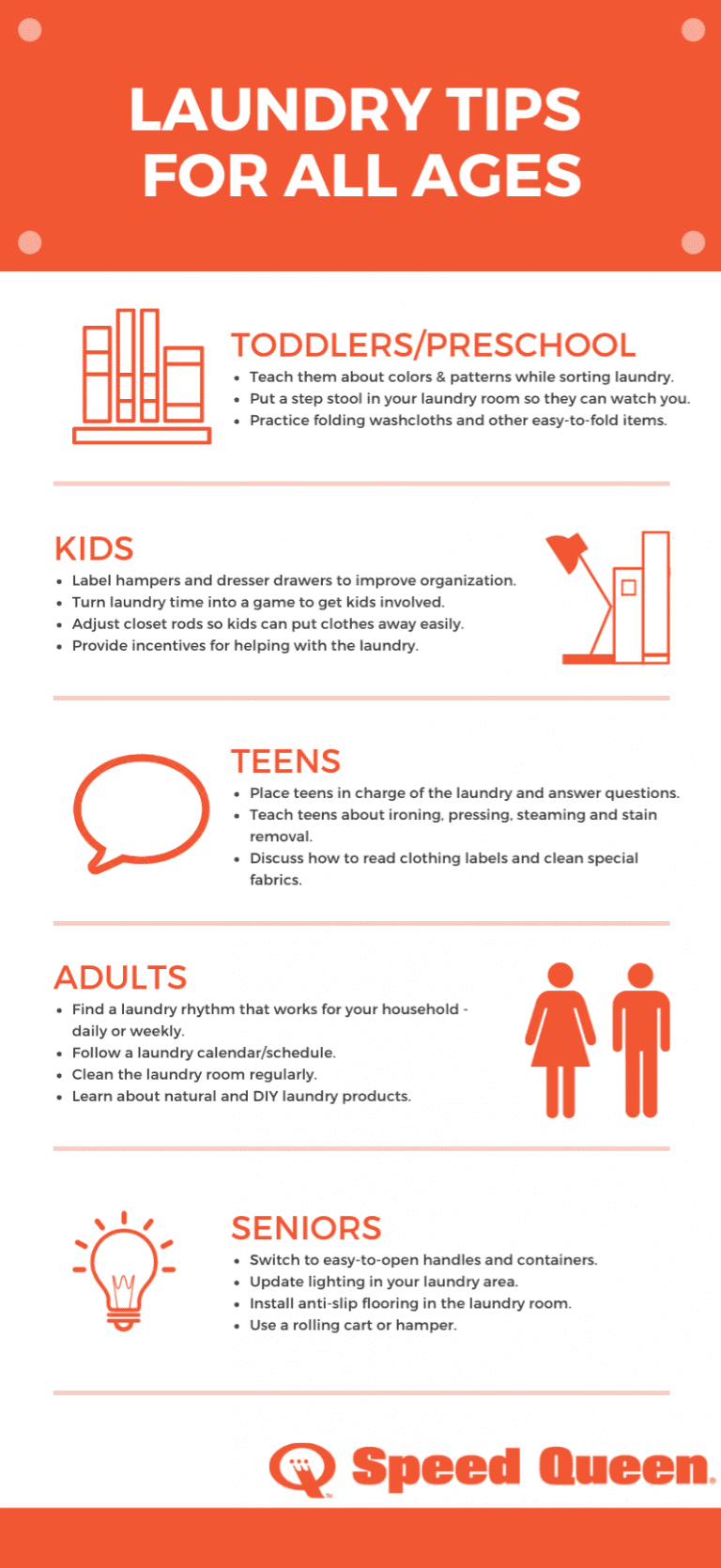 Speed Queen | Laundry Tips for All Ages